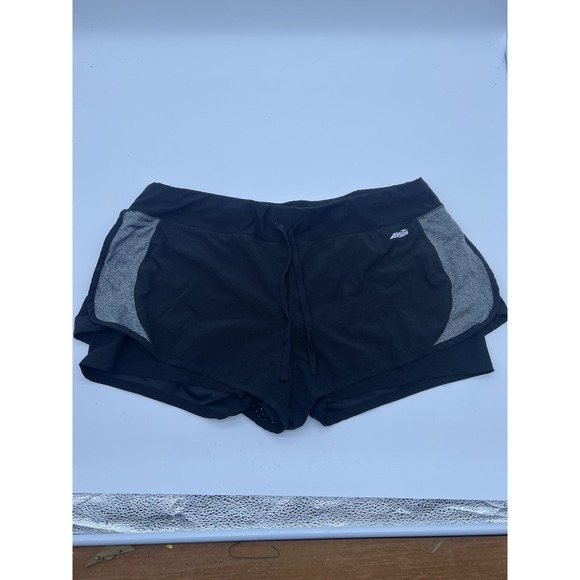 Avia | Shorts | Avia Athletic Shorts Women Xxl Black Logo | Poshmark